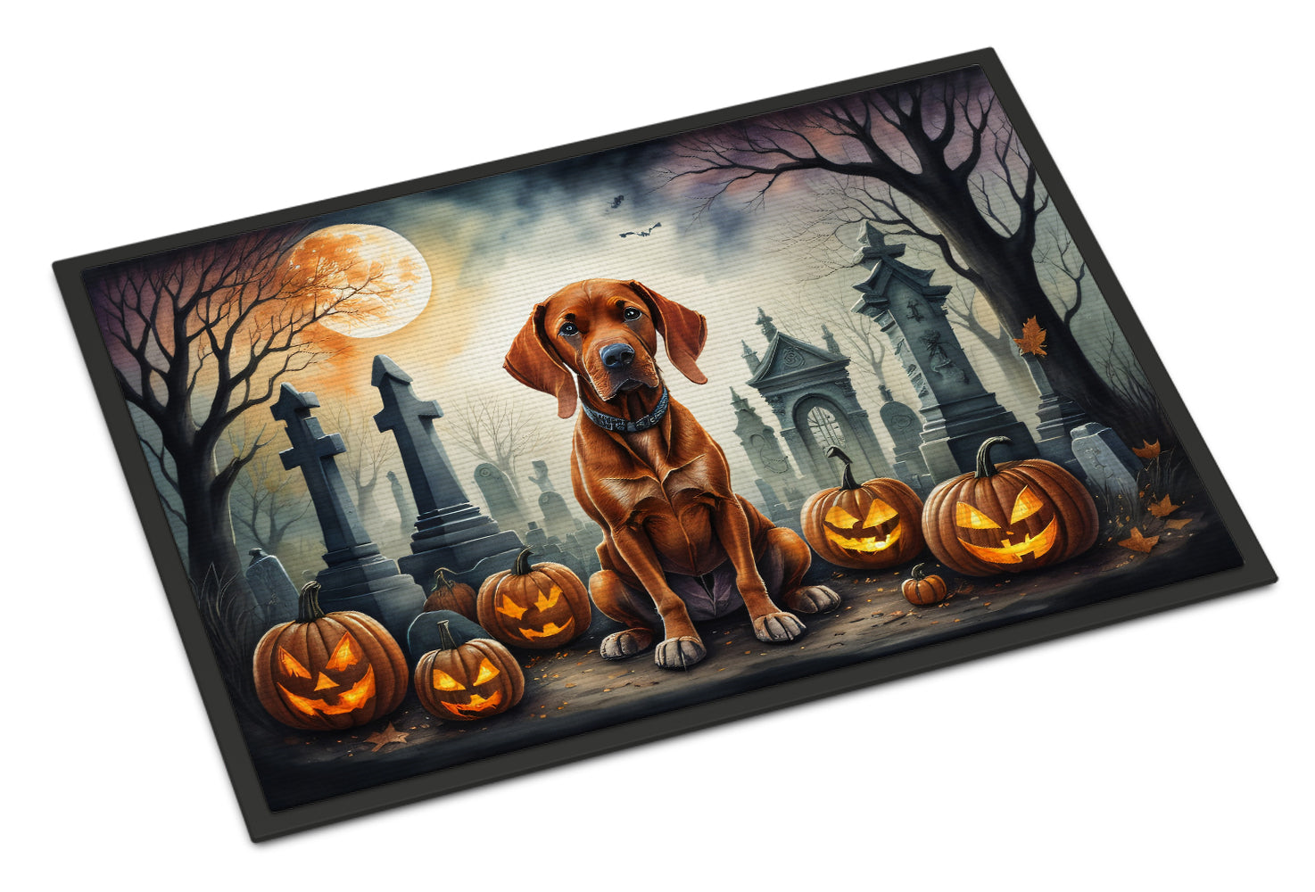 Vizsla Spooky Halloween Doormat – shop2supportrescues
